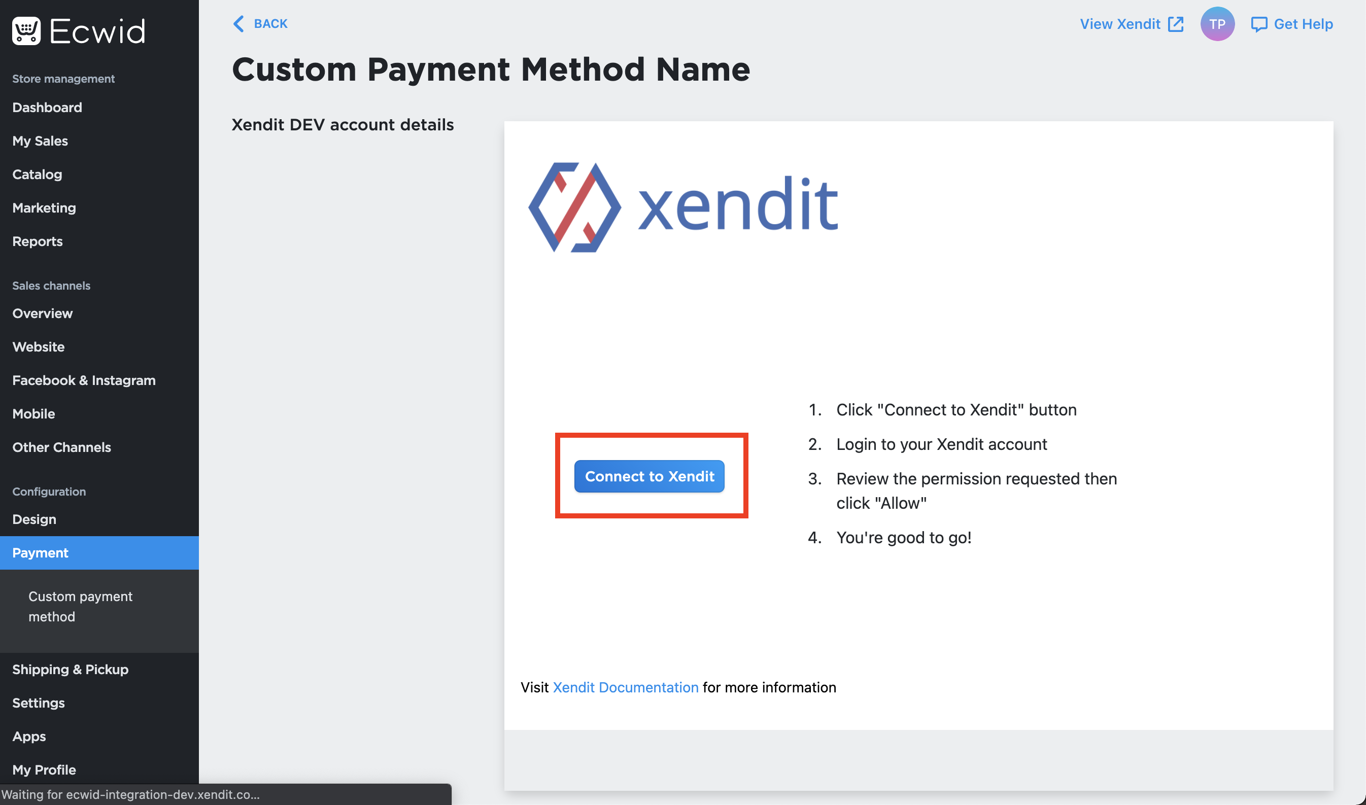 How can I integrate my Ecwid site with Xendit? – Xendit Help Center